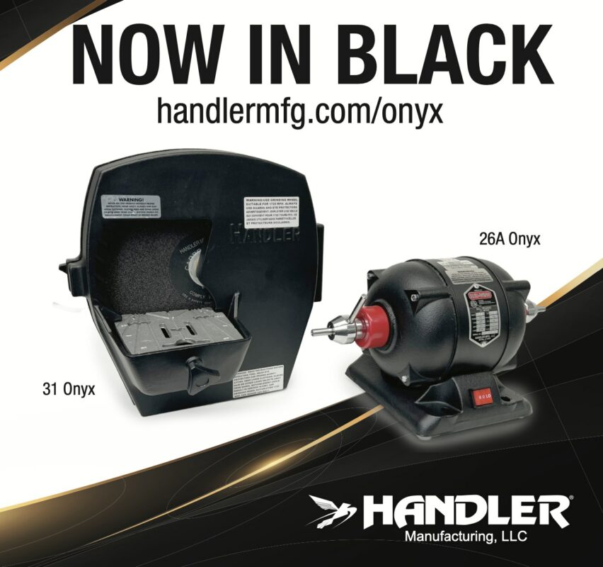 10 inch Handler Model Trimmer 1/3HP in BLACK - Silcox Dental Supply